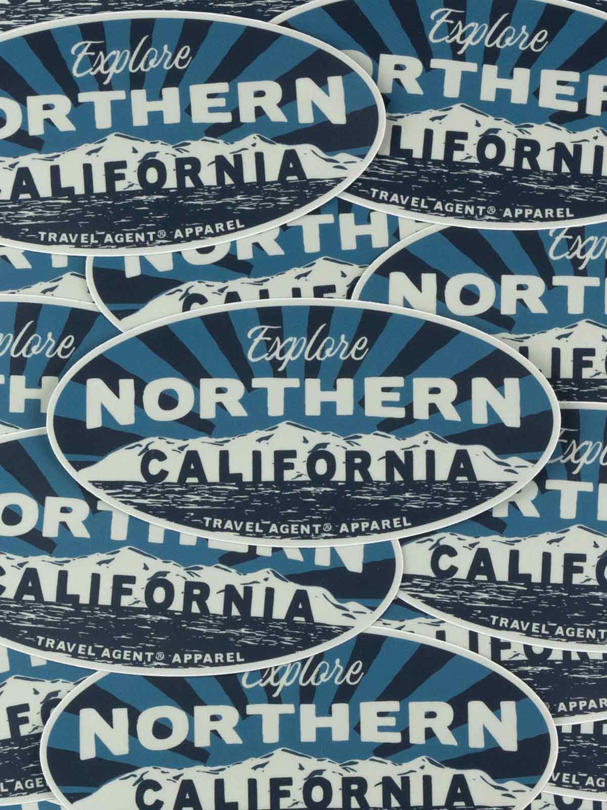 Explore NorCal Sticker - Travel Agent Apparel Souvenir Shop